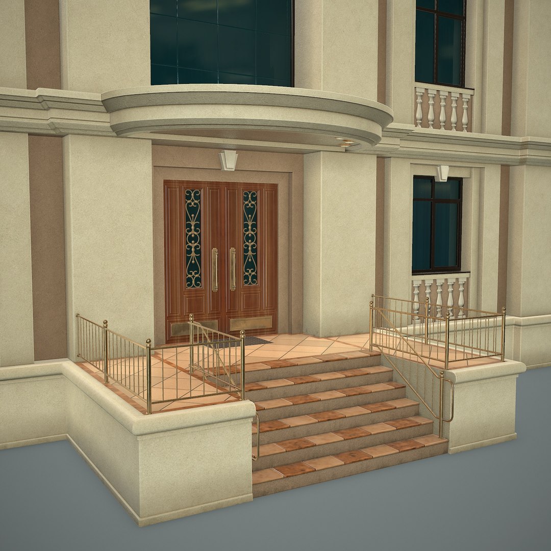 3D Buildings Neoclassical Games Model - TurboSquid 1377905