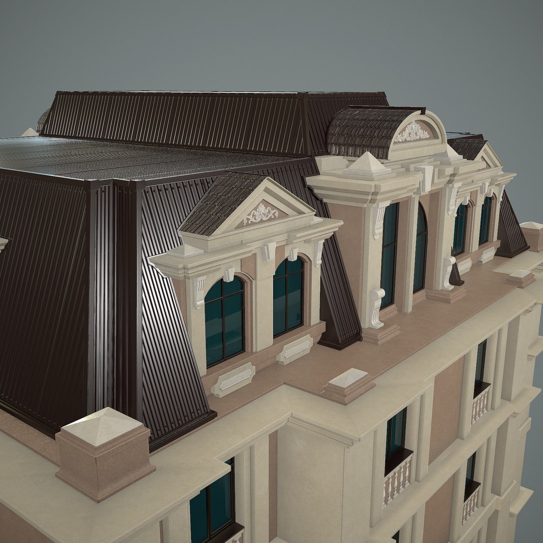 3D Buildings Neoclassical Games Model - TurboSquid 1377905