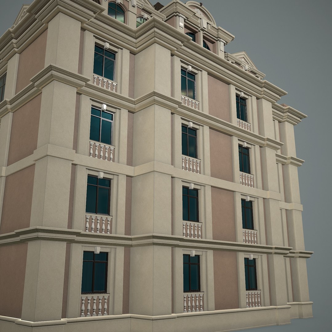 3D Buildings Neoclassical Games Model - TurboSquid 1377905