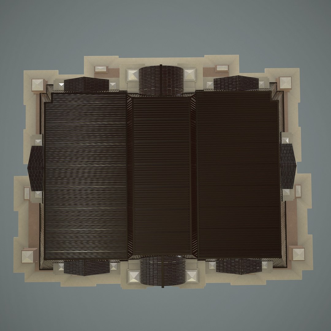 3D Buildings Neoclassical Games Model - TurboSquid 1377905