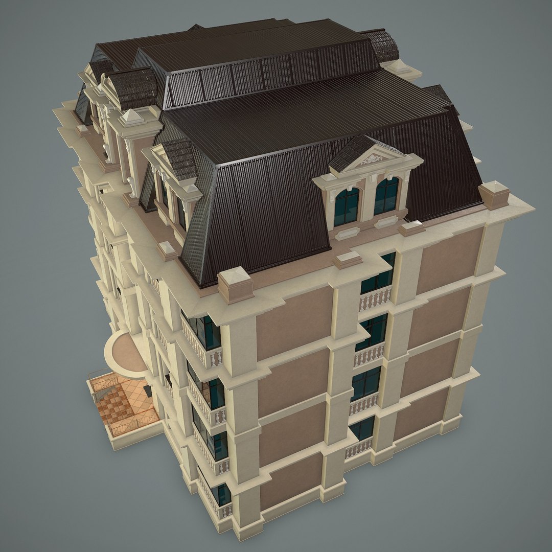 3D Buildings Neoclassical Games Model - TurboSquid 1377905