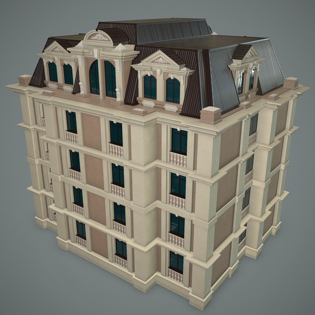 3D Buildings Neoclassical Games Model - TurboSquid 1377905