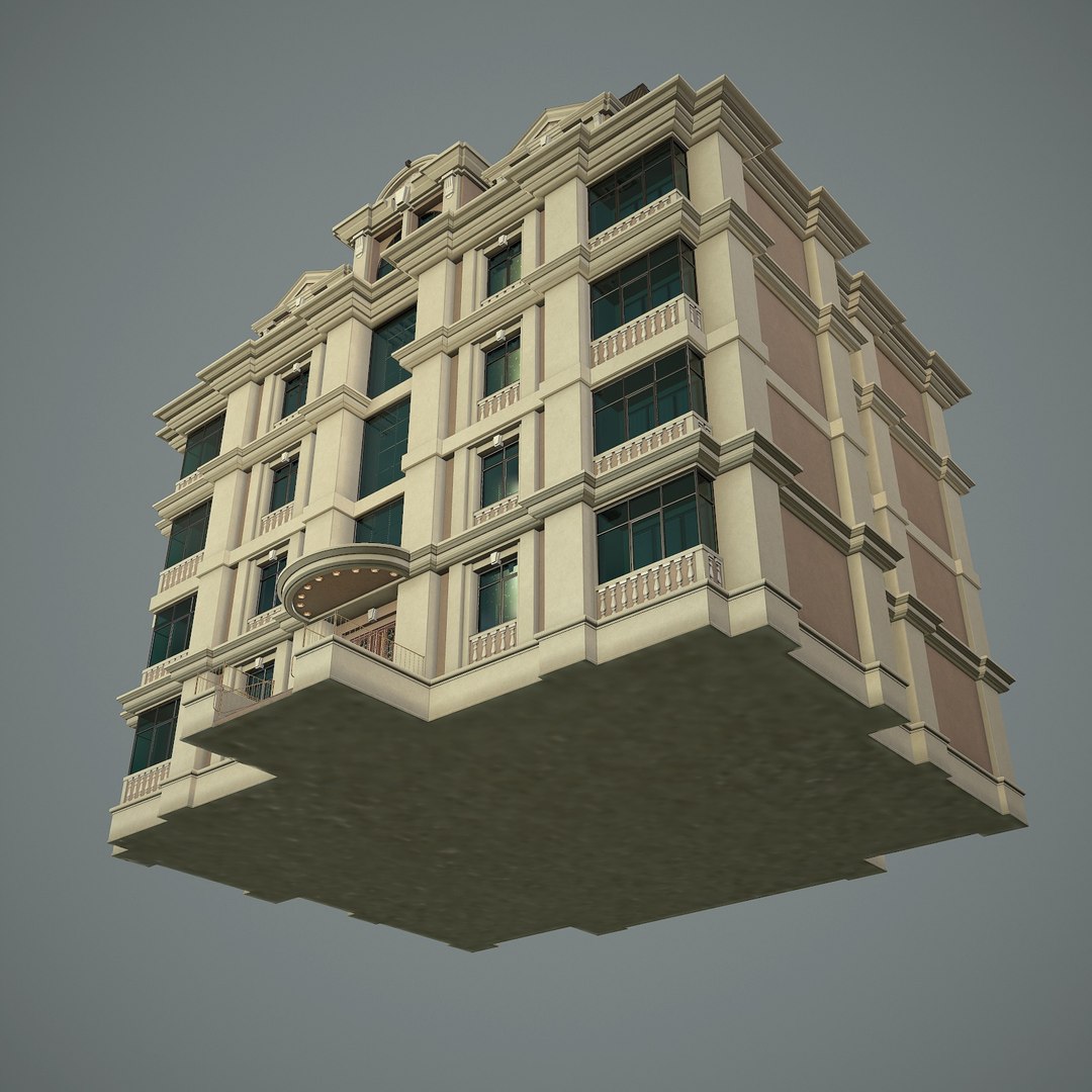 3D Buildings Neoclassical Games Model - TurboSquid 1377905