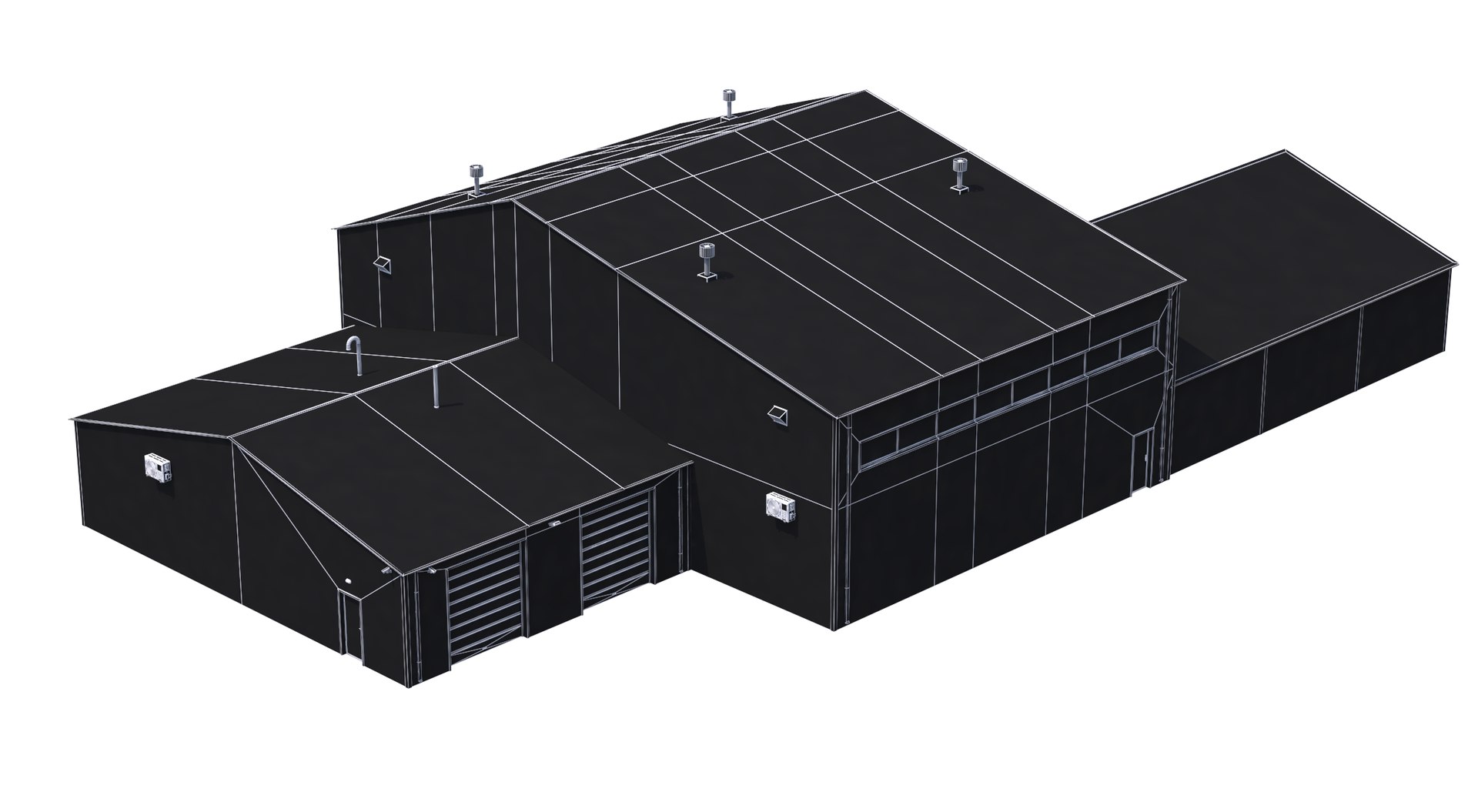 3D Model Industrial Building 9 - TurboSquid 2430454