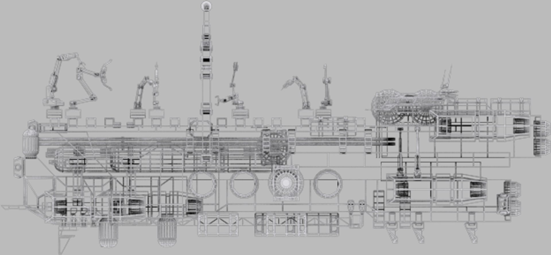 Mobile Shipyard 3d Obj