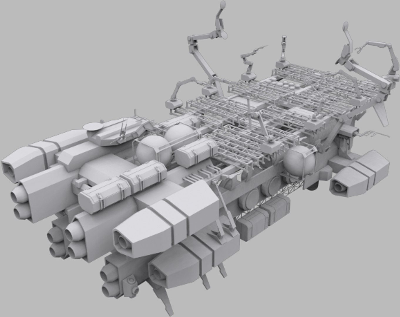 Mobile Shipyard 3d Obj
