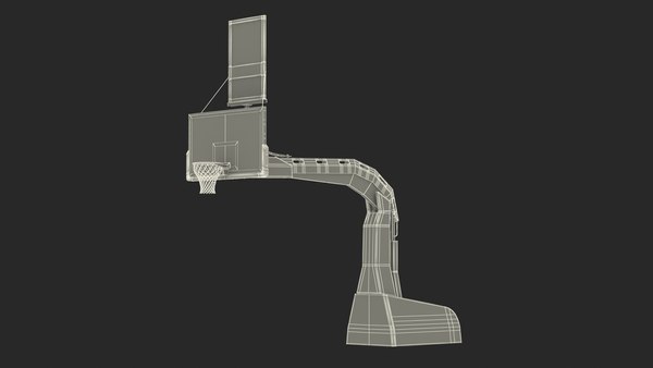 3D hydraulic portable basketball hoop - TurboSquid 1619771