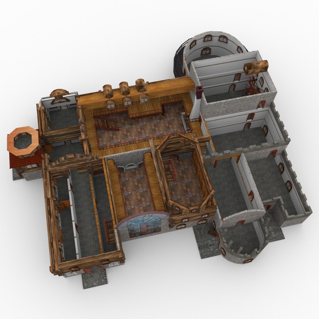 3ds max castle zevana dzewana