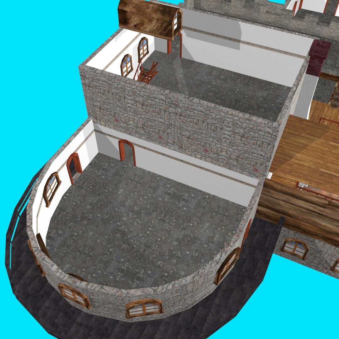 3ds max castle zevana dzewana