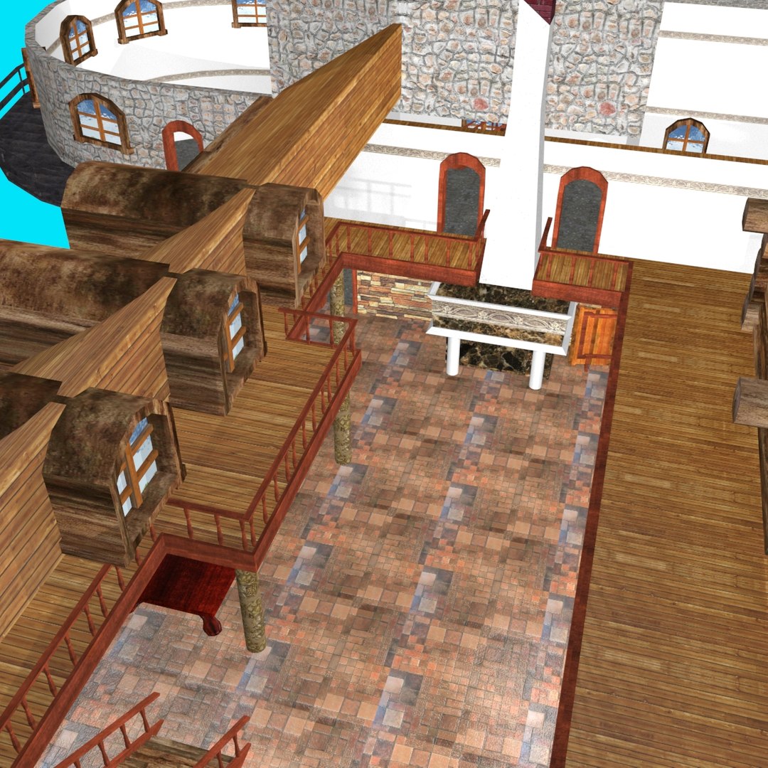 3ds max castle zevana dzewana