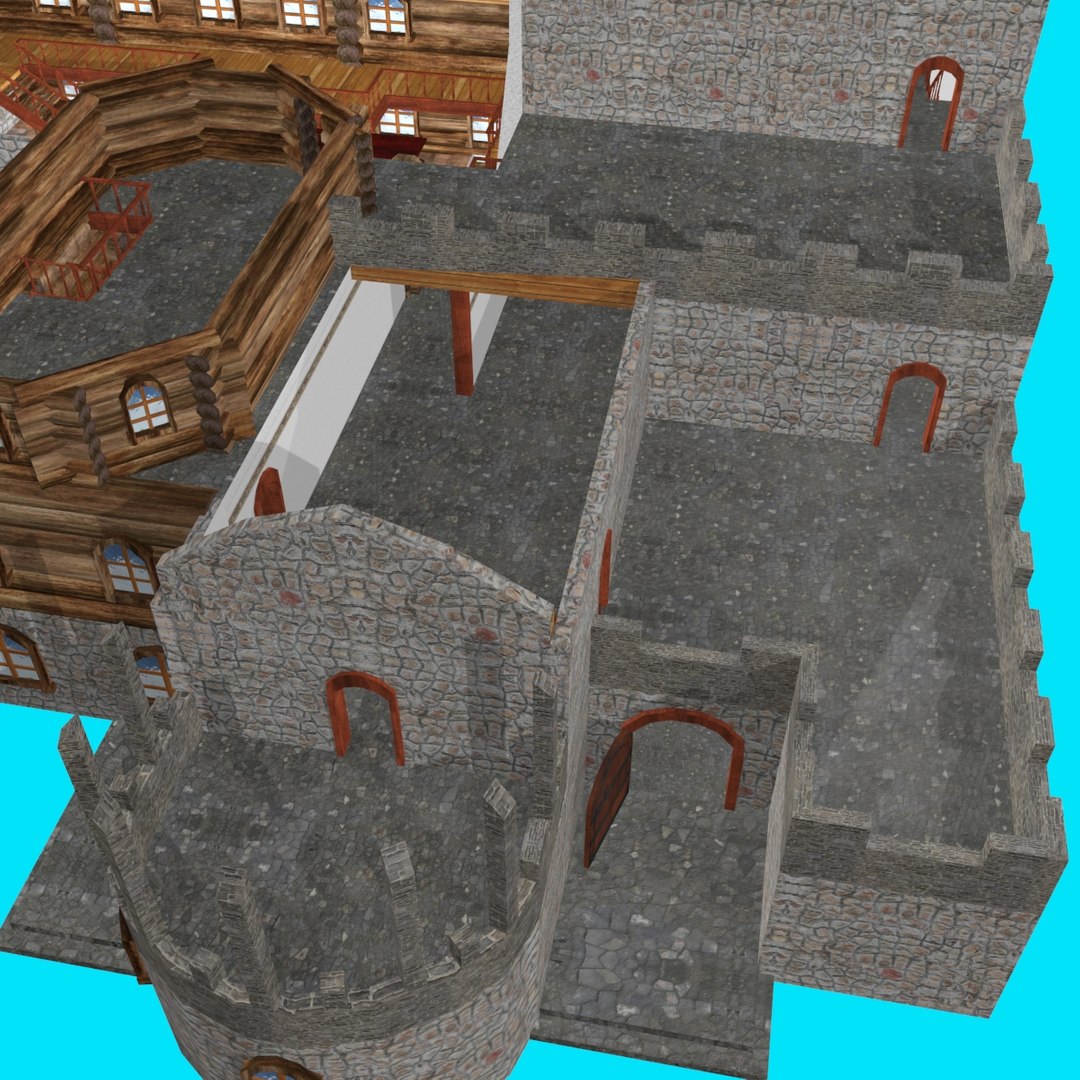 3ds max castle zevana dzewana