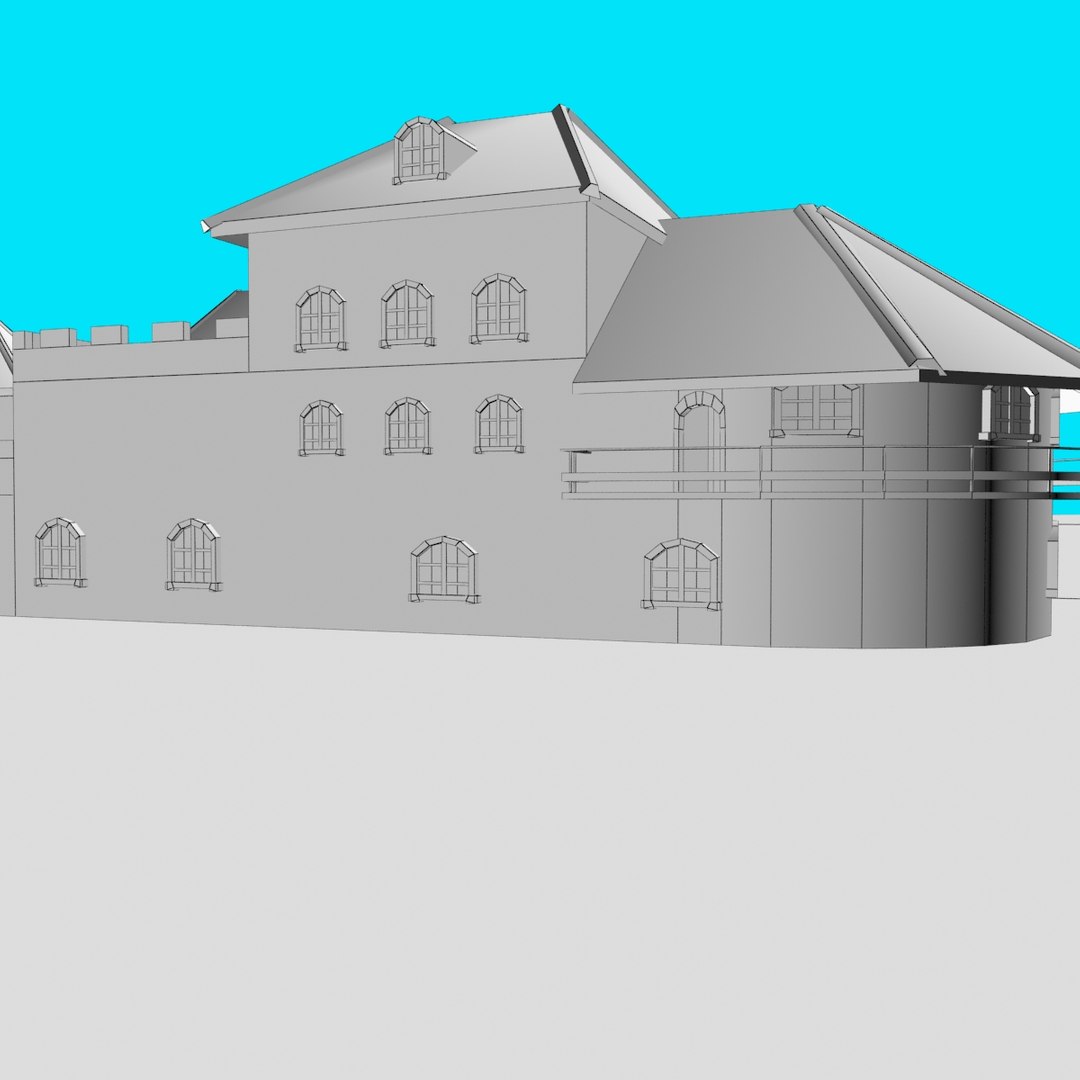 3ds max castle zevana dzewana