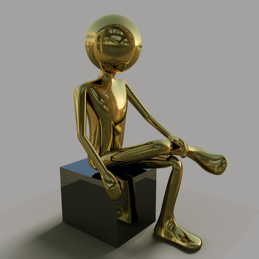 3d Dummy Man Rigged Model