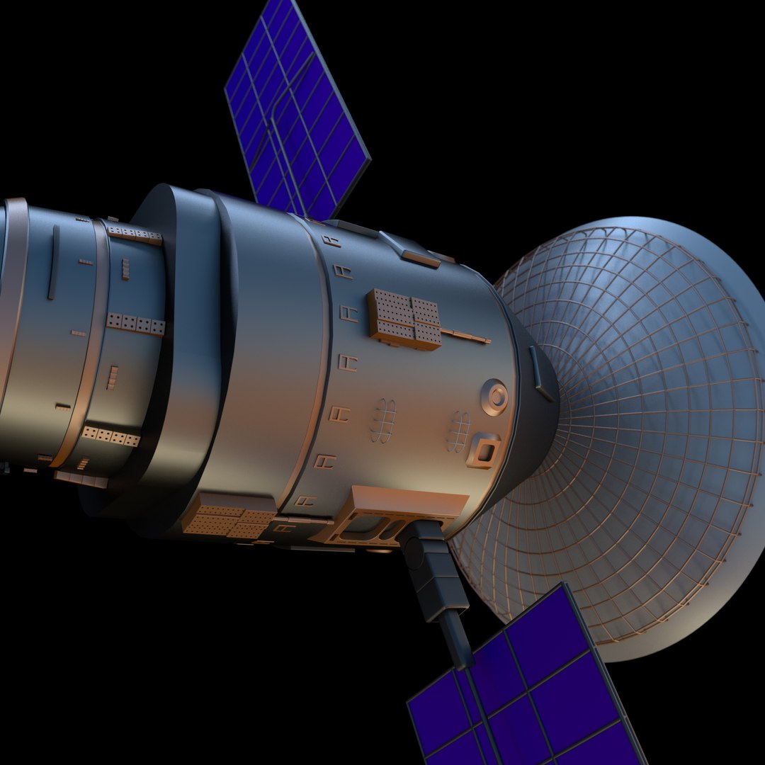 Sci-fi Artificial Satellite Model - TurboSquid 1936146