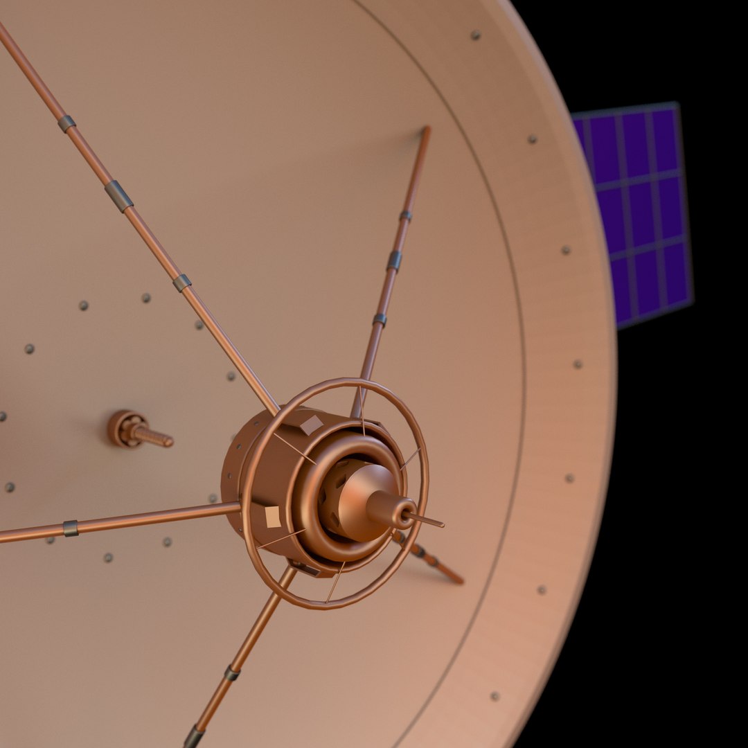 Sci-fi Artificial Satellite Model - TurboSquid 1936146