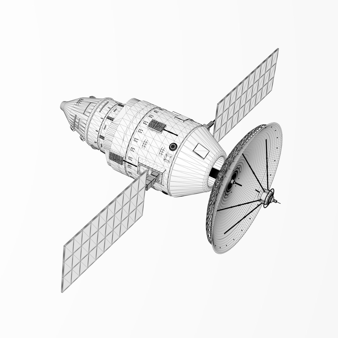 Sci-fi Artificial Satellite Model - TurboSquid 1936146