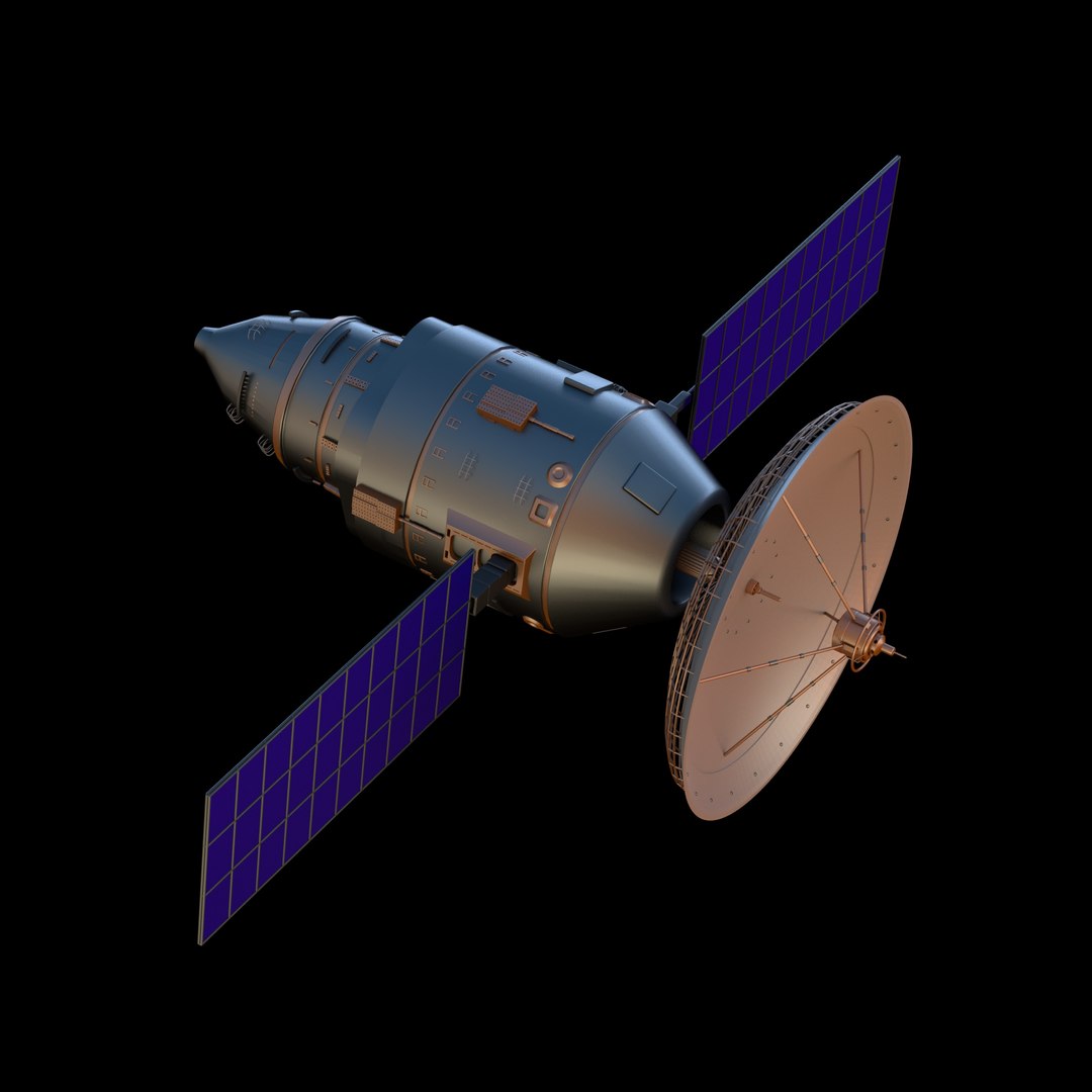 3D модель sci-fi artificial satellite - TurboSquid 1936146