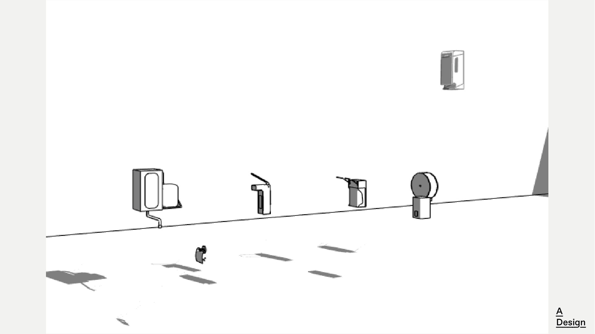 3D Toilet Holders And Dispensers - Pack Of Revit Families Model ...