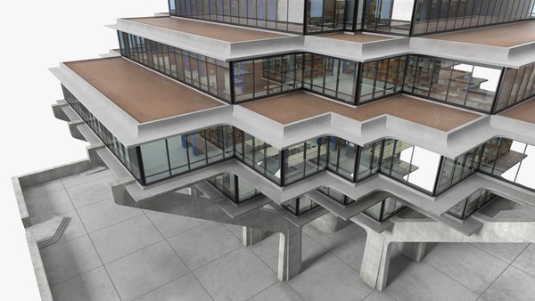 3D Geisel Library Night Light - TurboSquid 1848574