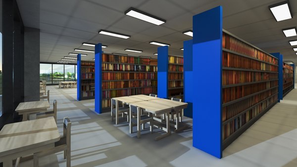 3D Geisel Library Night Light - TurboSquid 1848574