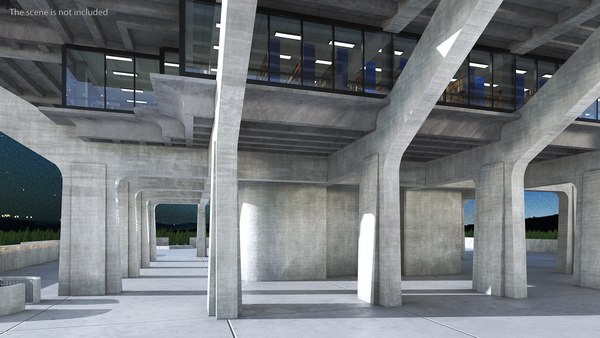 3D Geisel Library Night Light - TurboSquid 1848574