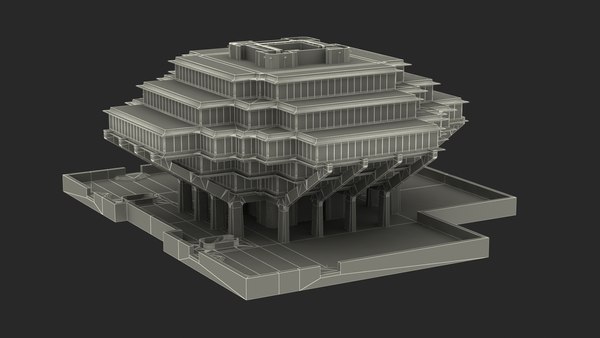 modelo 3d Luz nocturna de la biblioteca Geisel - TurboSquid 1848574