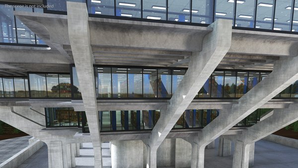 3D Geisel Library Night Light - TurboSquid 1848574