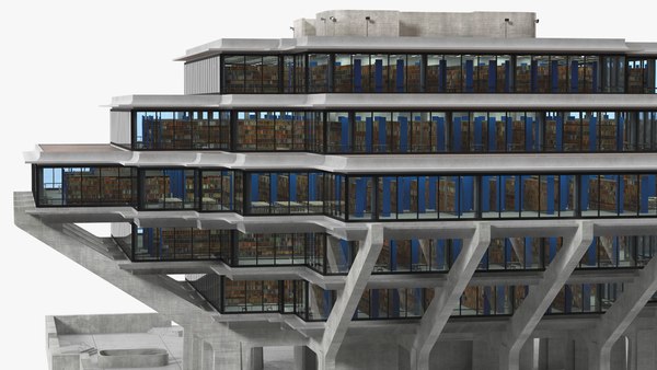 3D Geisel Library Night Light - TurboSquid 1848574