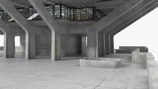 3D Geisel Library Night Light - TurboSquid 1848574