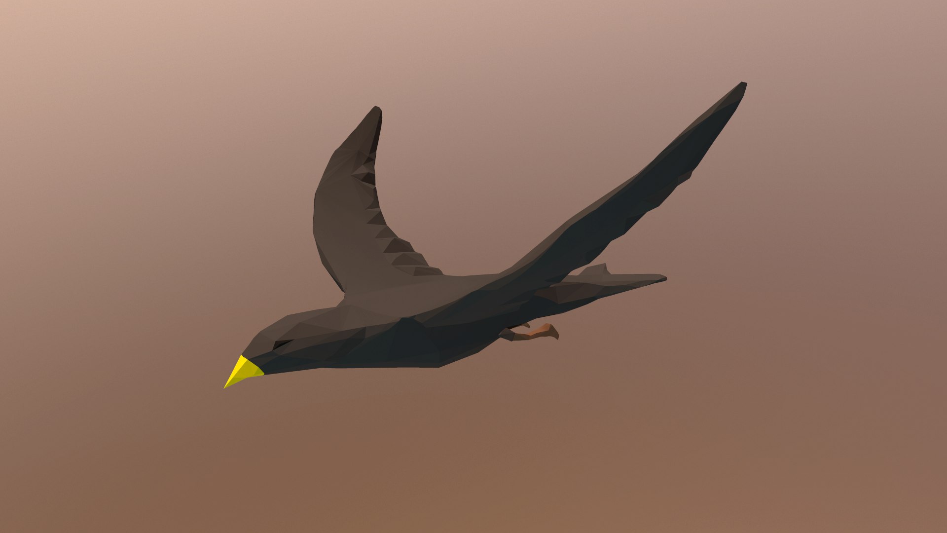 3D Lowpoly Bird - TurboSquid 1767990