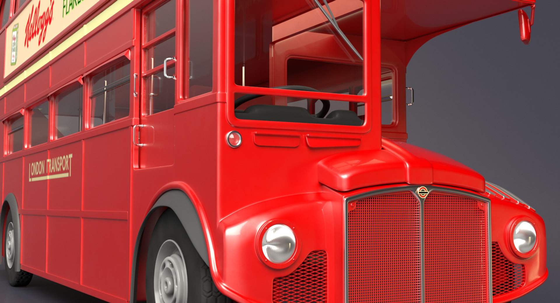 London Routemaster Bus Transport 3D Model - TurboSquid 1368191