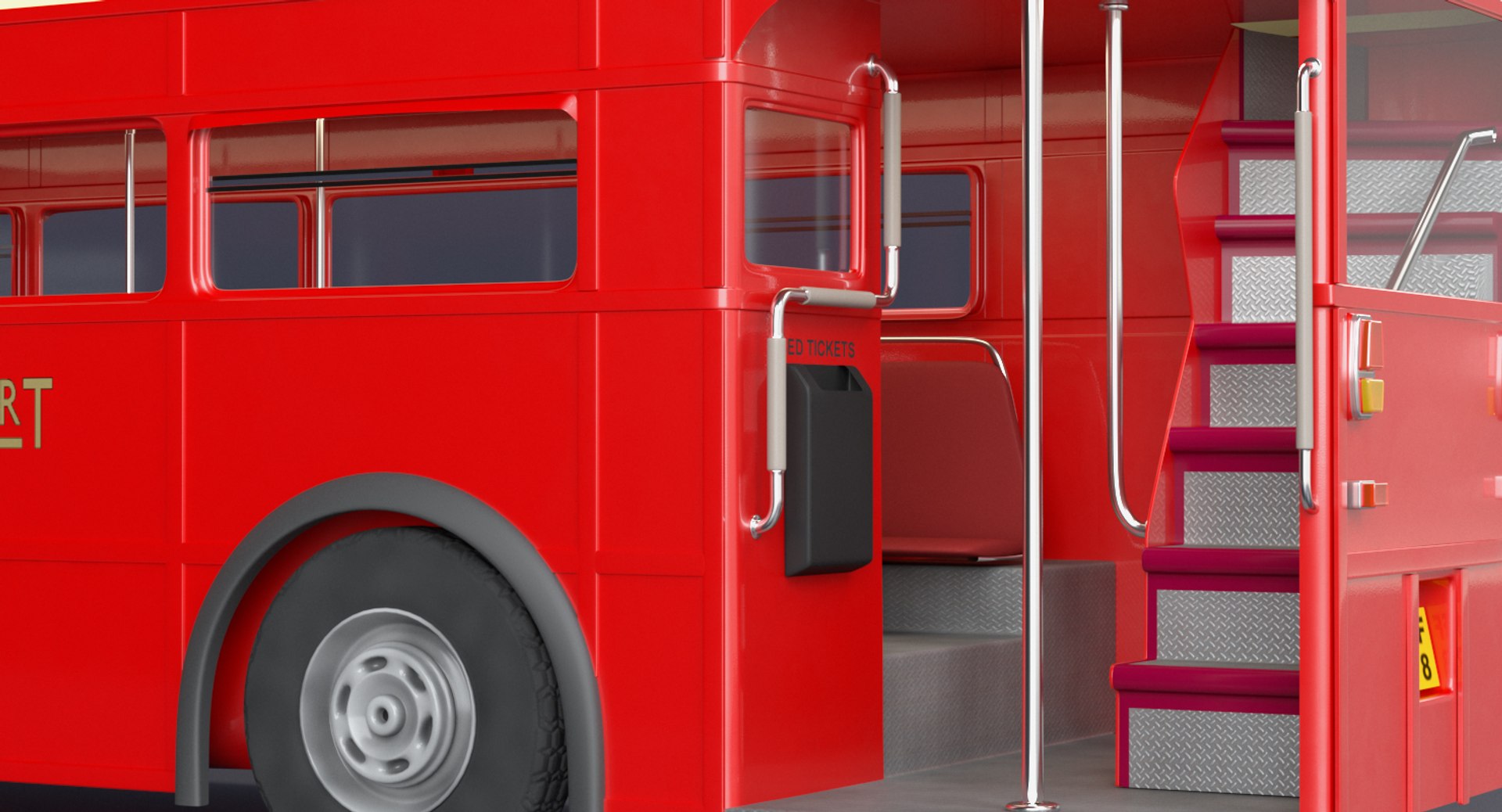 London Routemaster Bus Transport 3D Model - TurboSquid 1368191