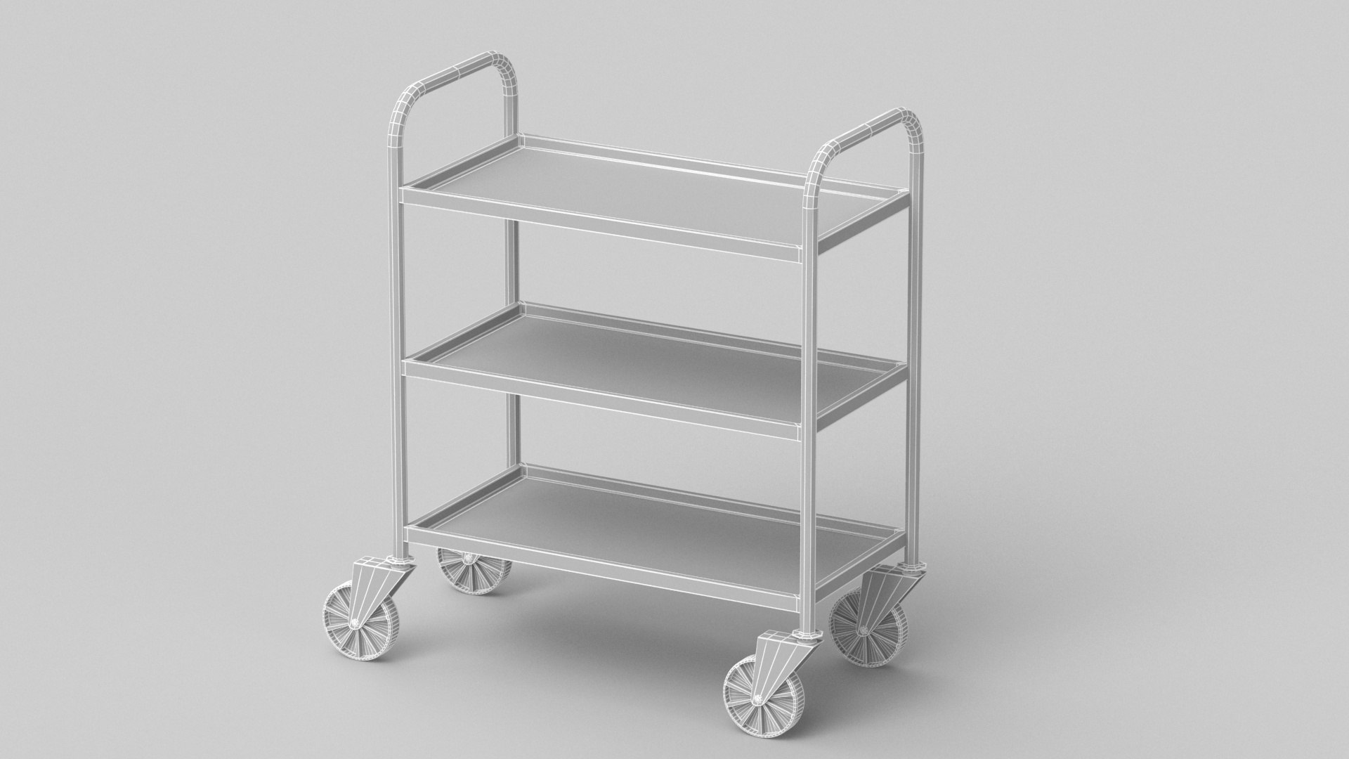 Service Trolley 3D Model - TurboSquid 2215266