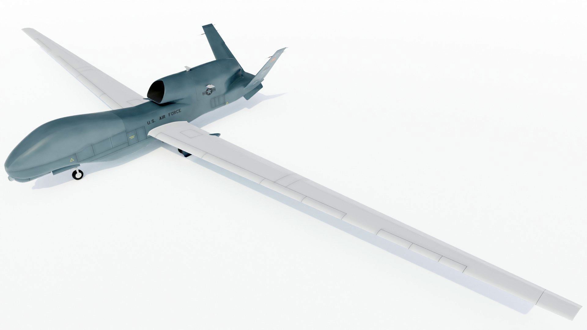 3ds Max Northrop Rq-4 Global Hawk