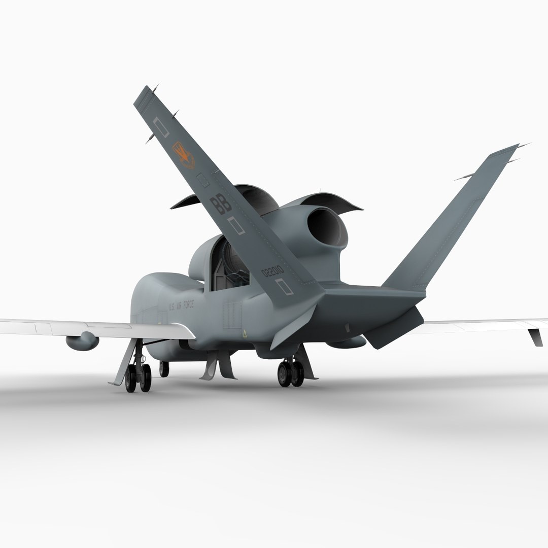 3ds Max Northrop Rq-4 Global Hawk