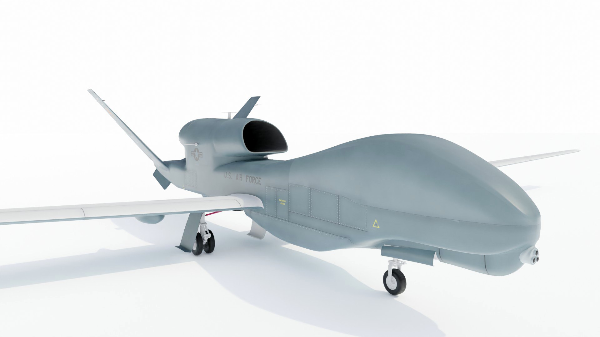 3ds Max Northrop Rq-4 Global Hawk
