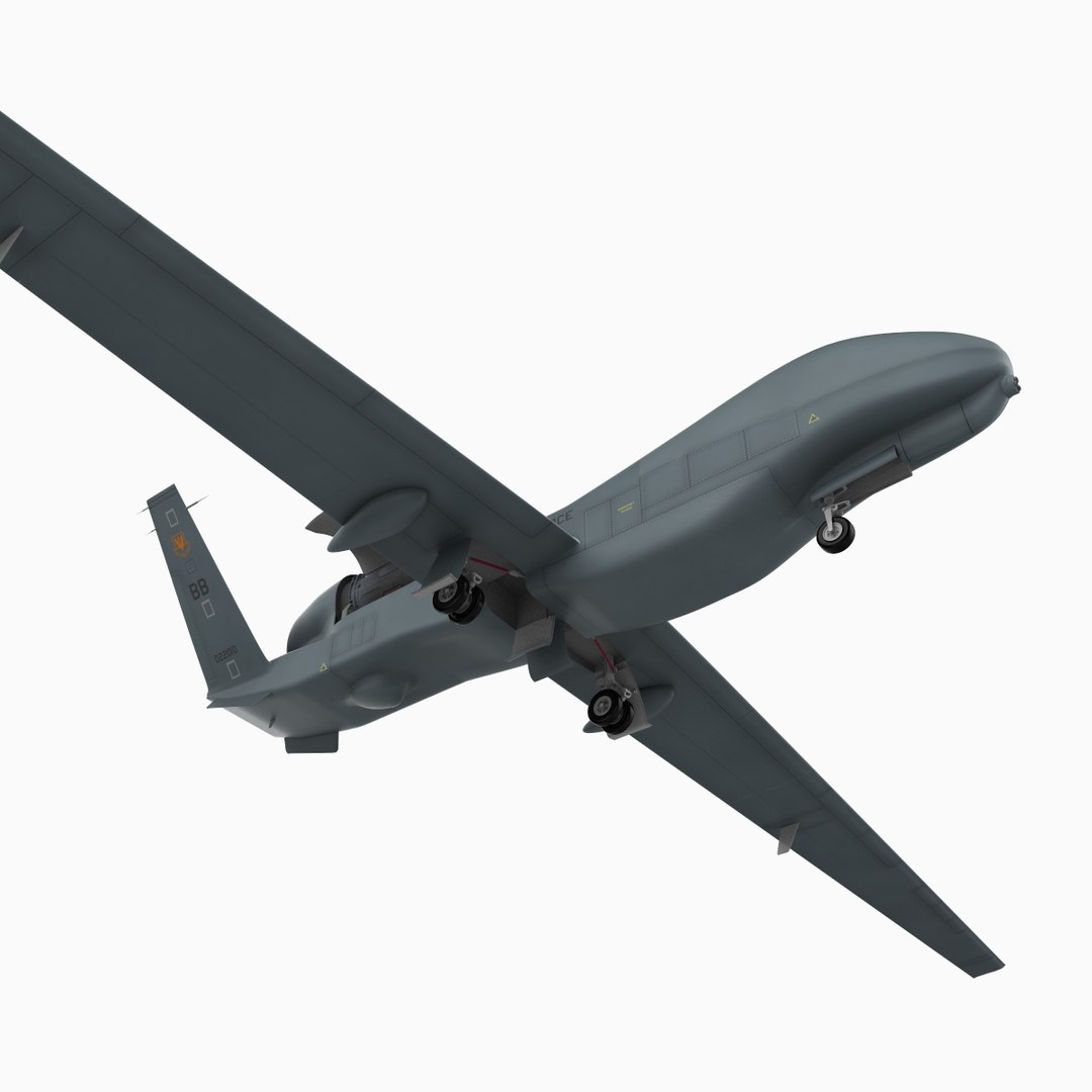 3ds Max Northrop Rq-4 Global Hawk