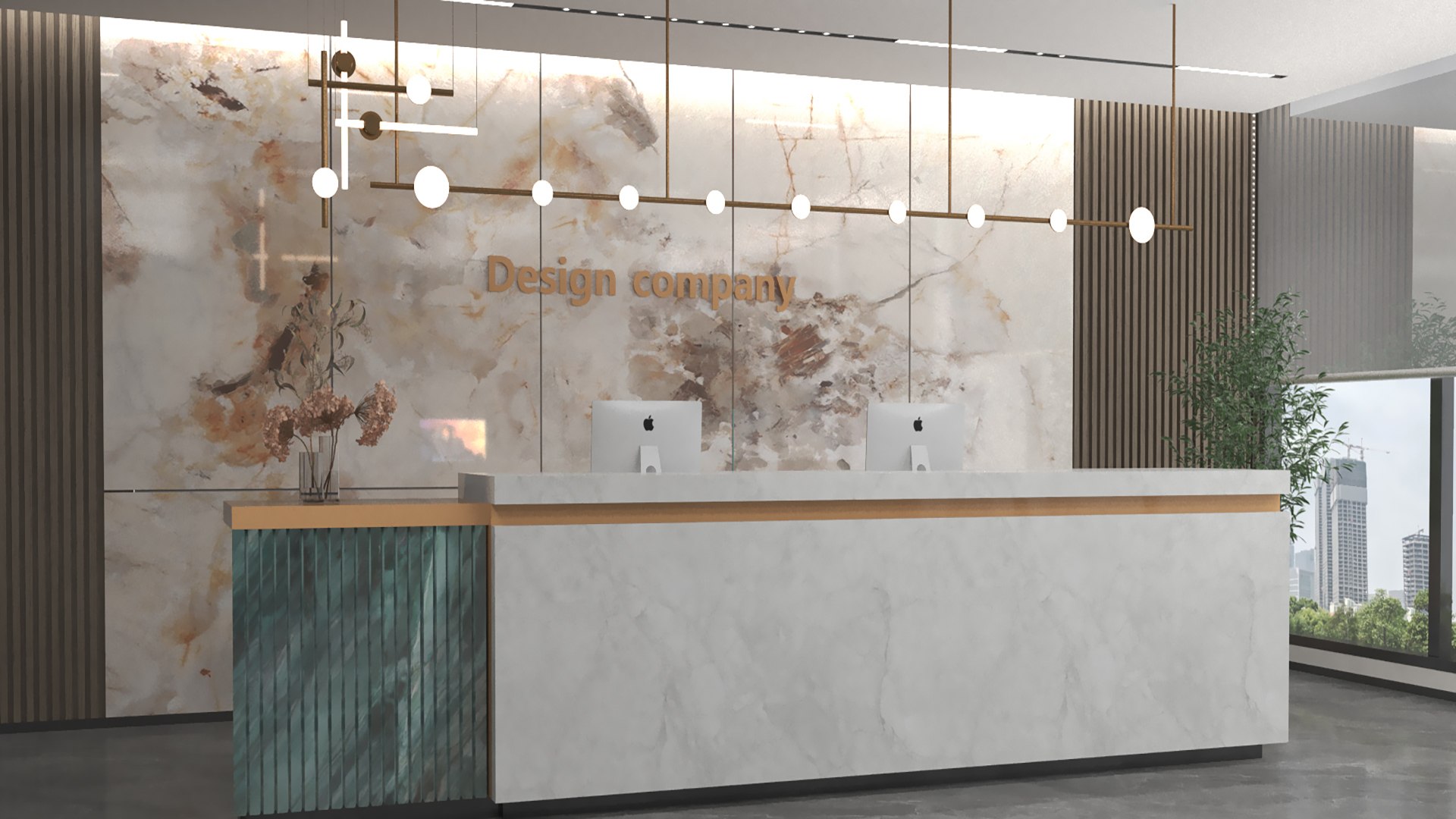 The reception desk 3D model - TurboSquid 2171413