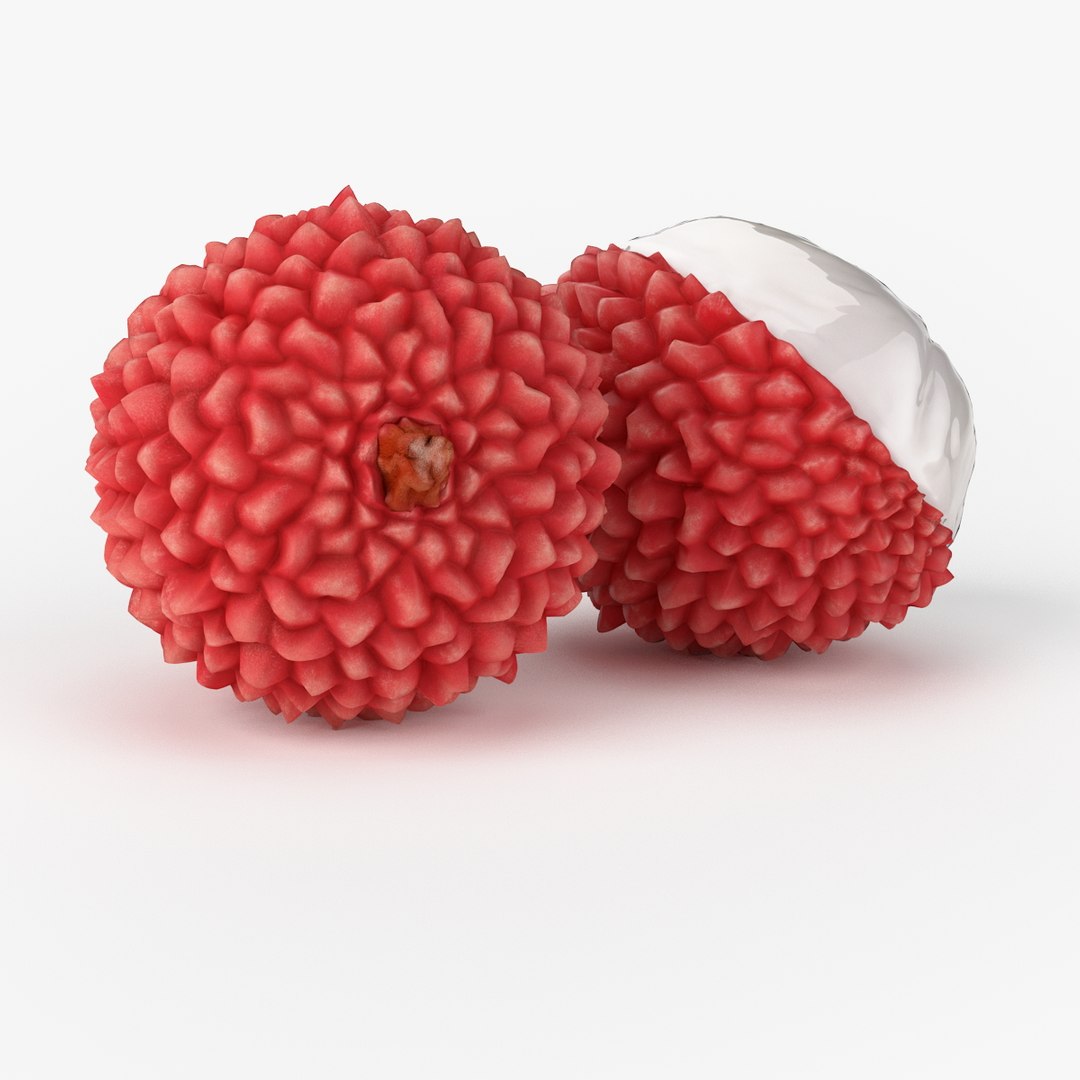 3d Realistic Lychee Fruit Real