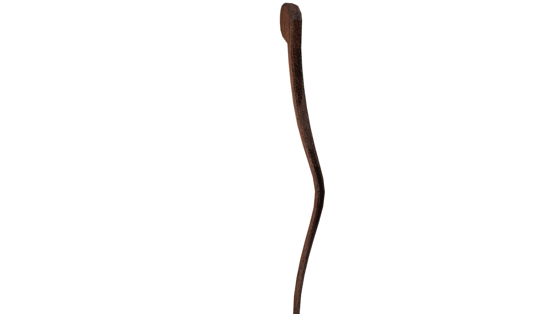 3D Model Staff Wand Walking Stick - Detailed Low-poly Game Asset Full ...
