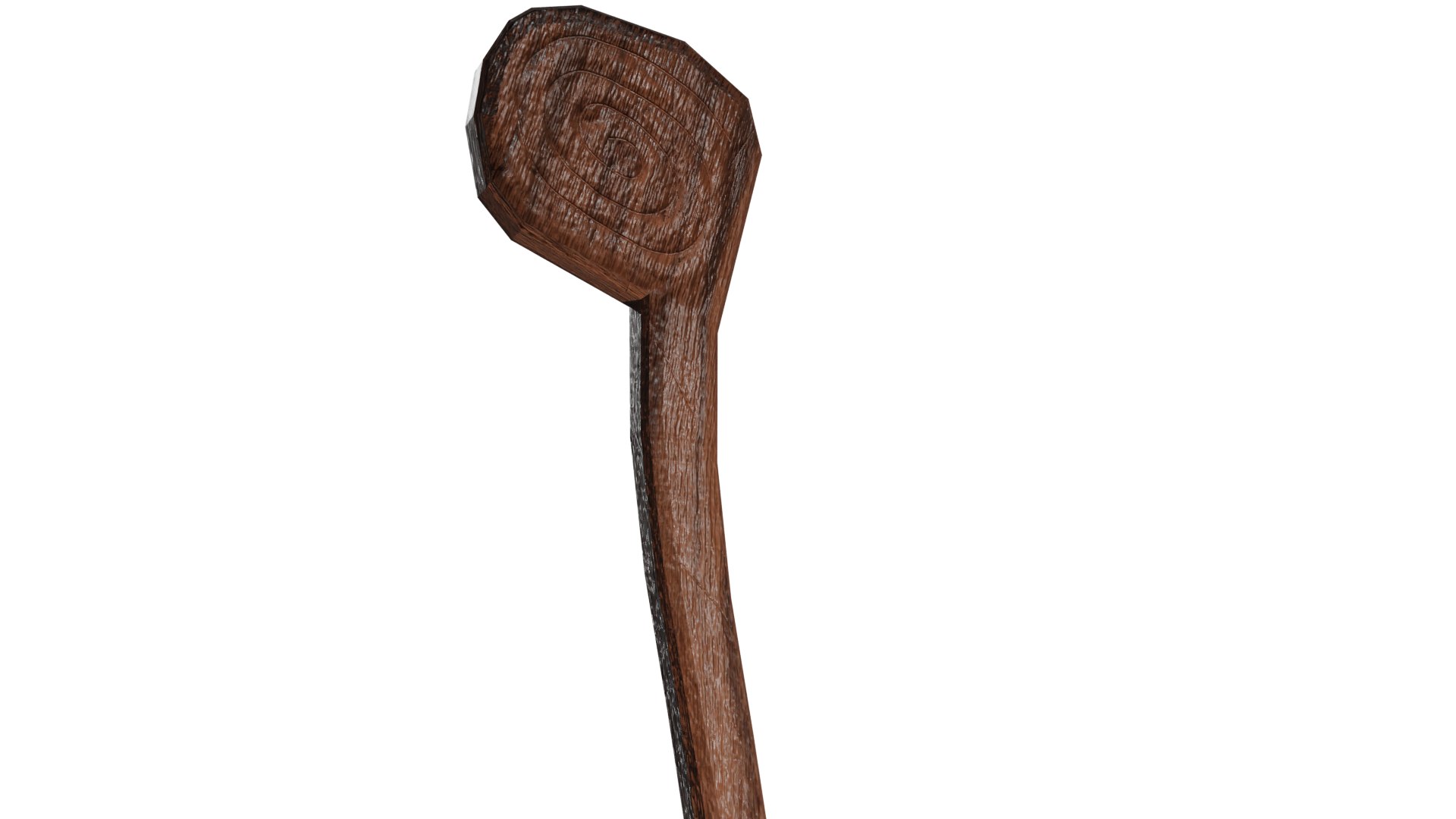 3D Model Staff Wand Walking Stick - Detailed Low-poly Game Asset Full ...