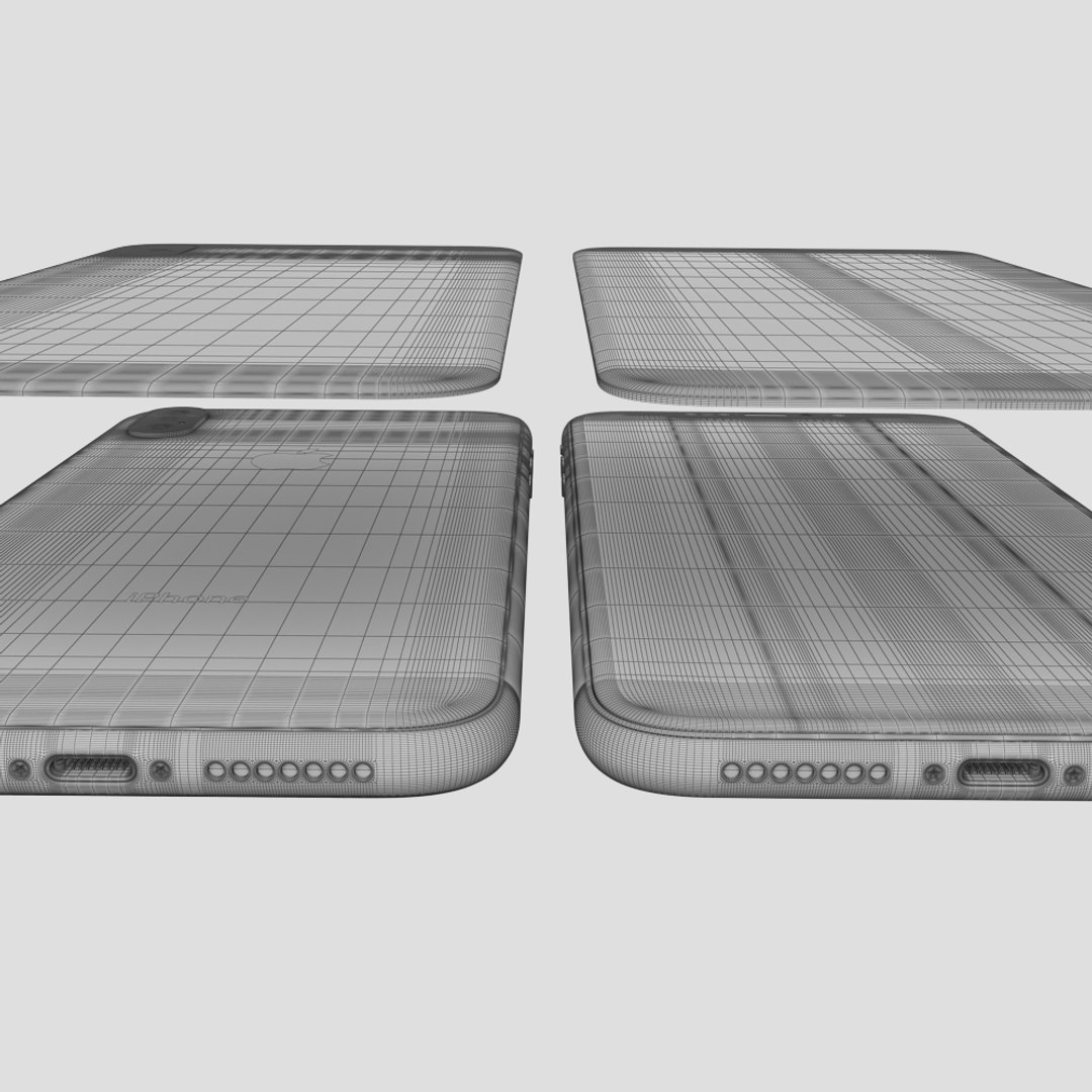 Apple iphone white 3D model - TurboSquid 1320759