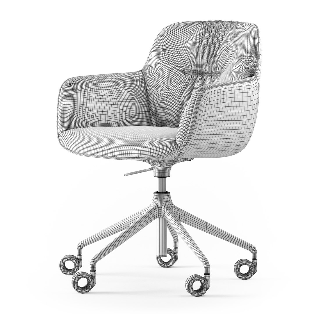 Calligaris Cocoon Soft Office Chair Model - TurboSquid 2017551