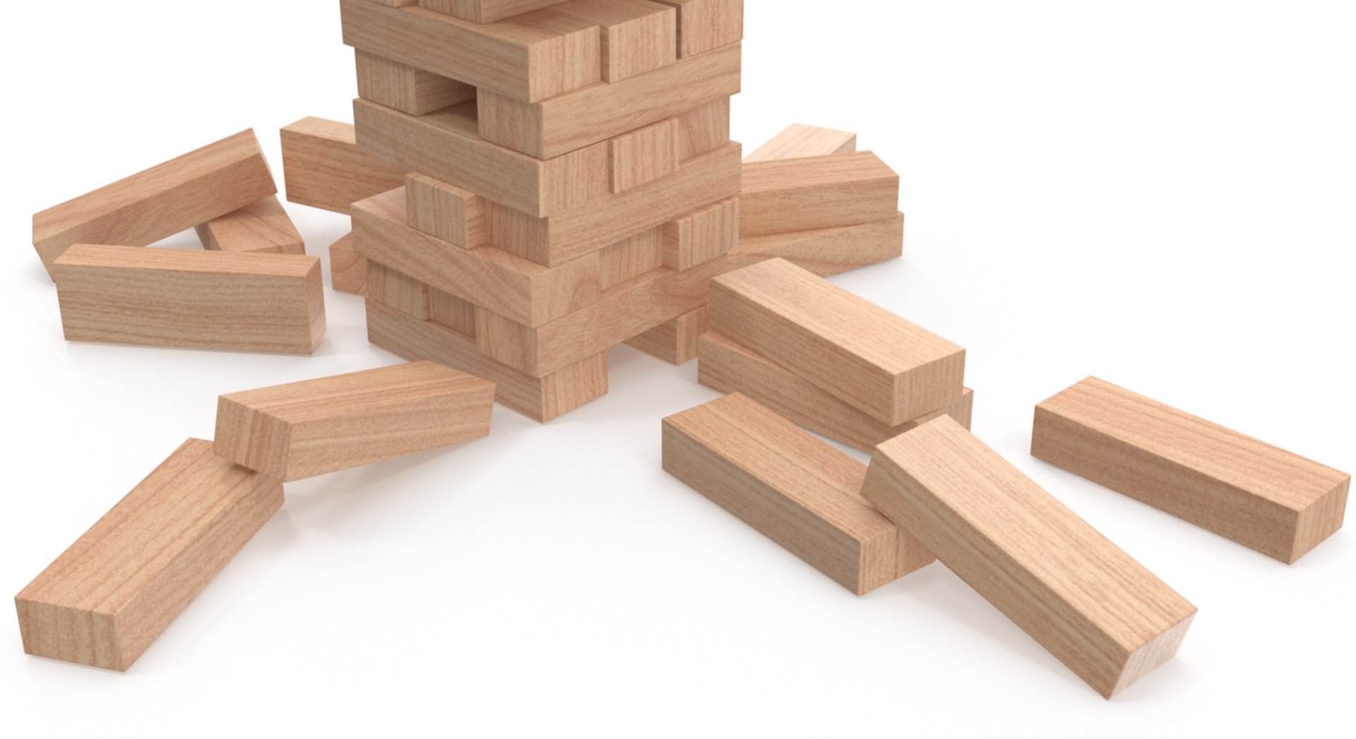 3D jenga - TurboSquid 1664555