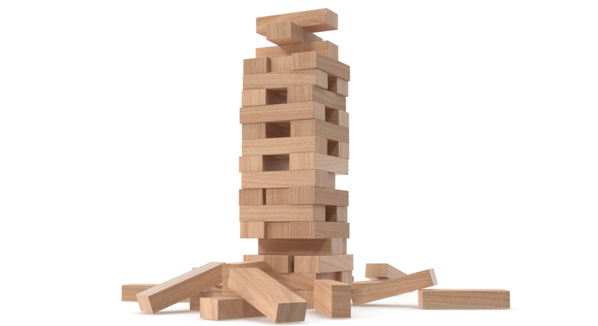 3D Jenga - TurboSquid 1664555