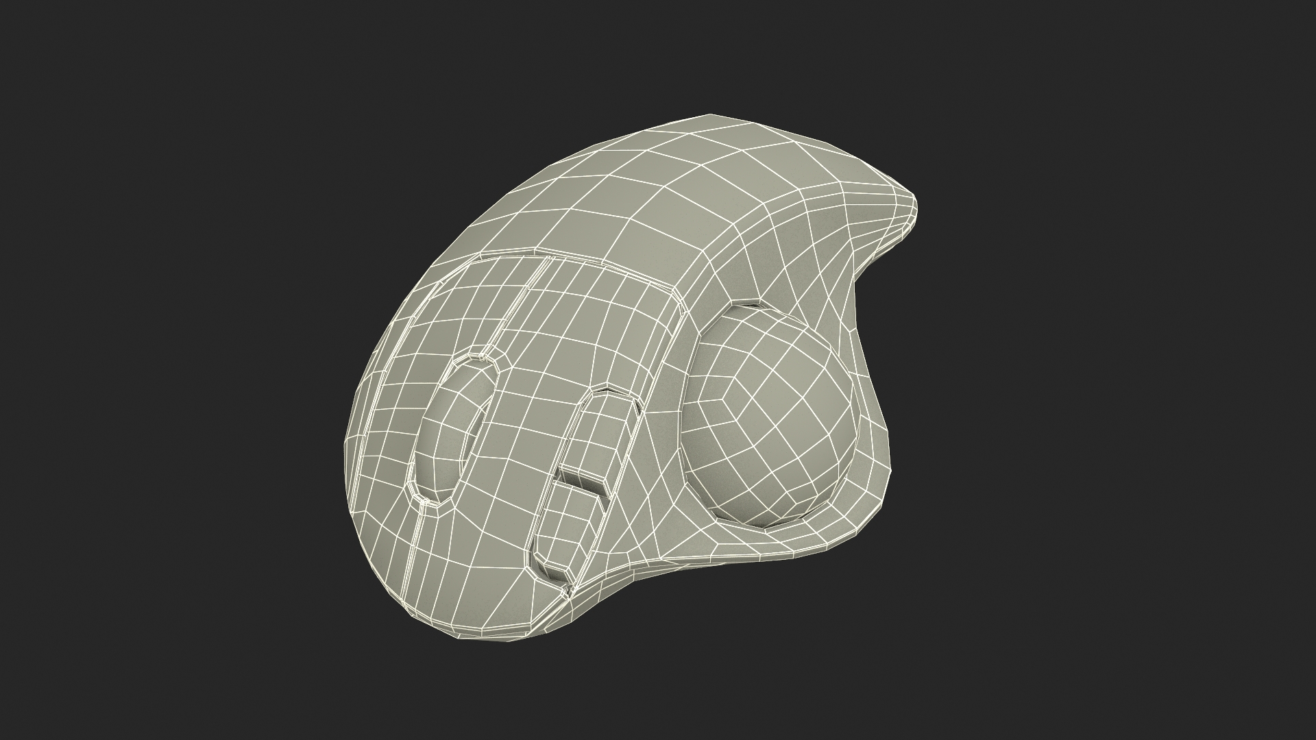 3D Wireless Trackball Mouse Logitech Ergo M575 Black Model - TurboSquid ...