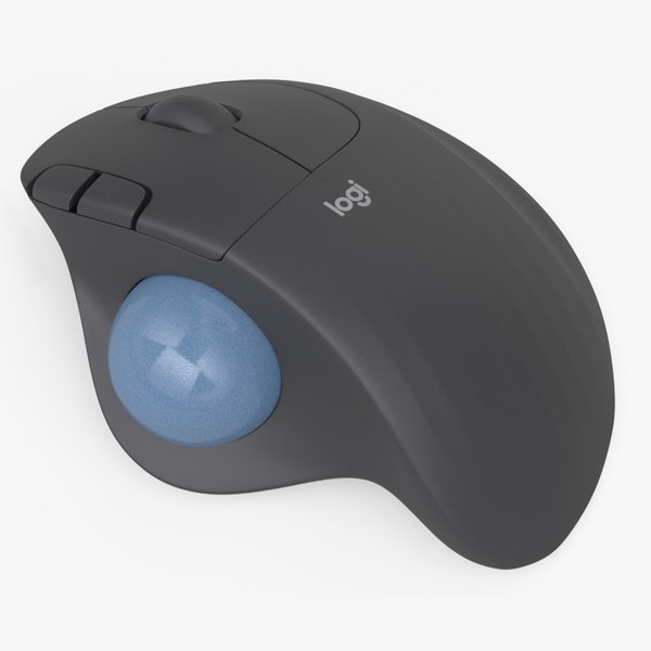 modelo 3d Ratón Trackball Inalámbrico Logitech Ergo M575 Negro ...