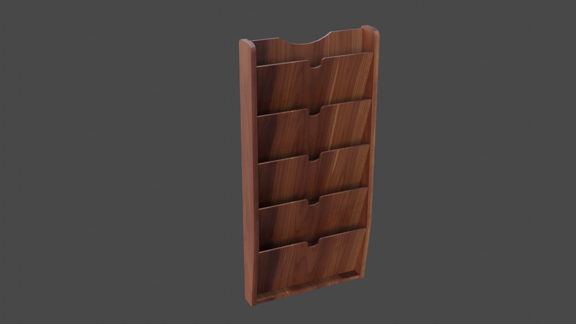 Wooden Wall File Holder 3D Model - TurboSquid 2230783