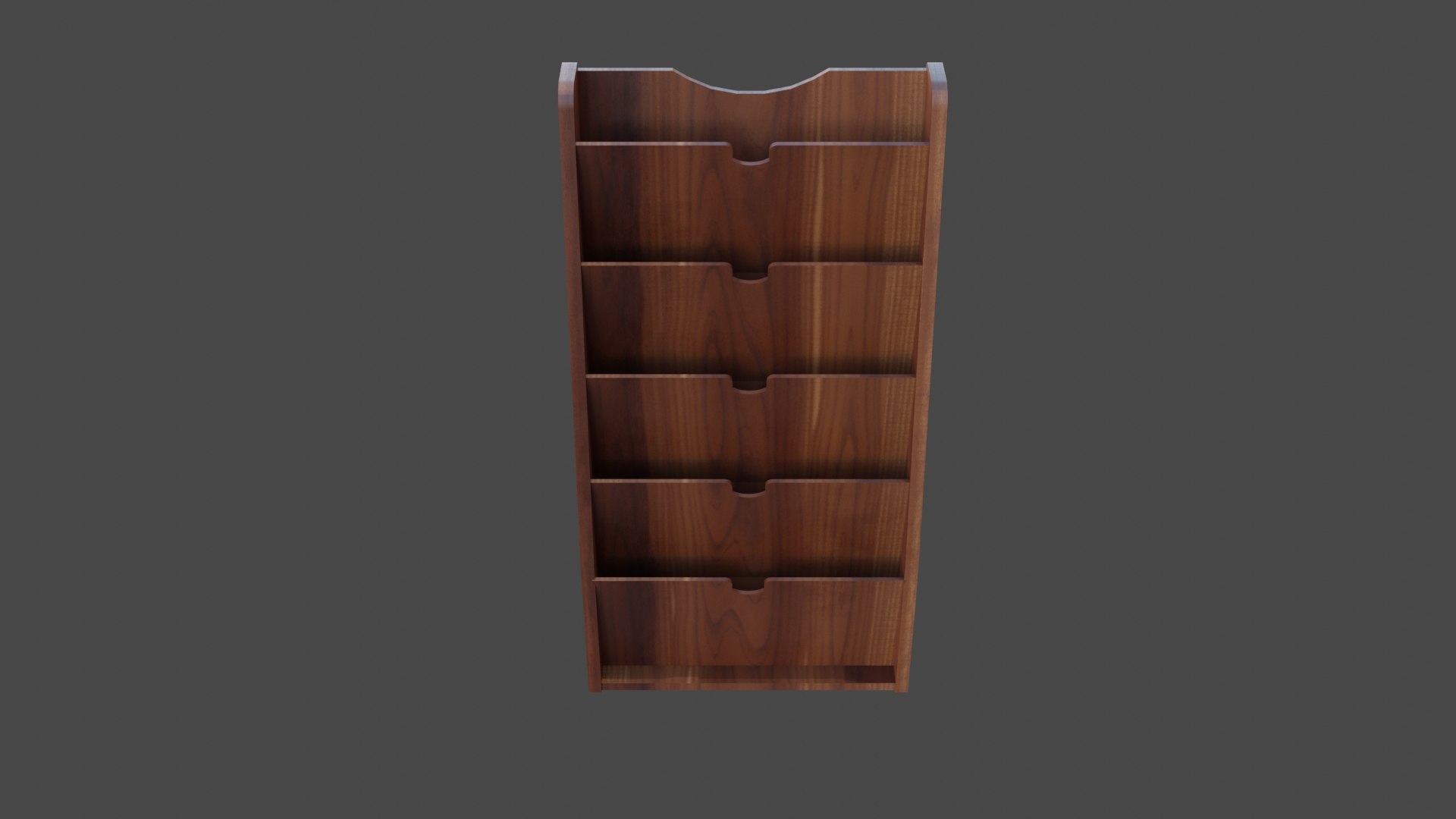 Wooden Wall File Holder 3D Model - TurboSquid 2230783