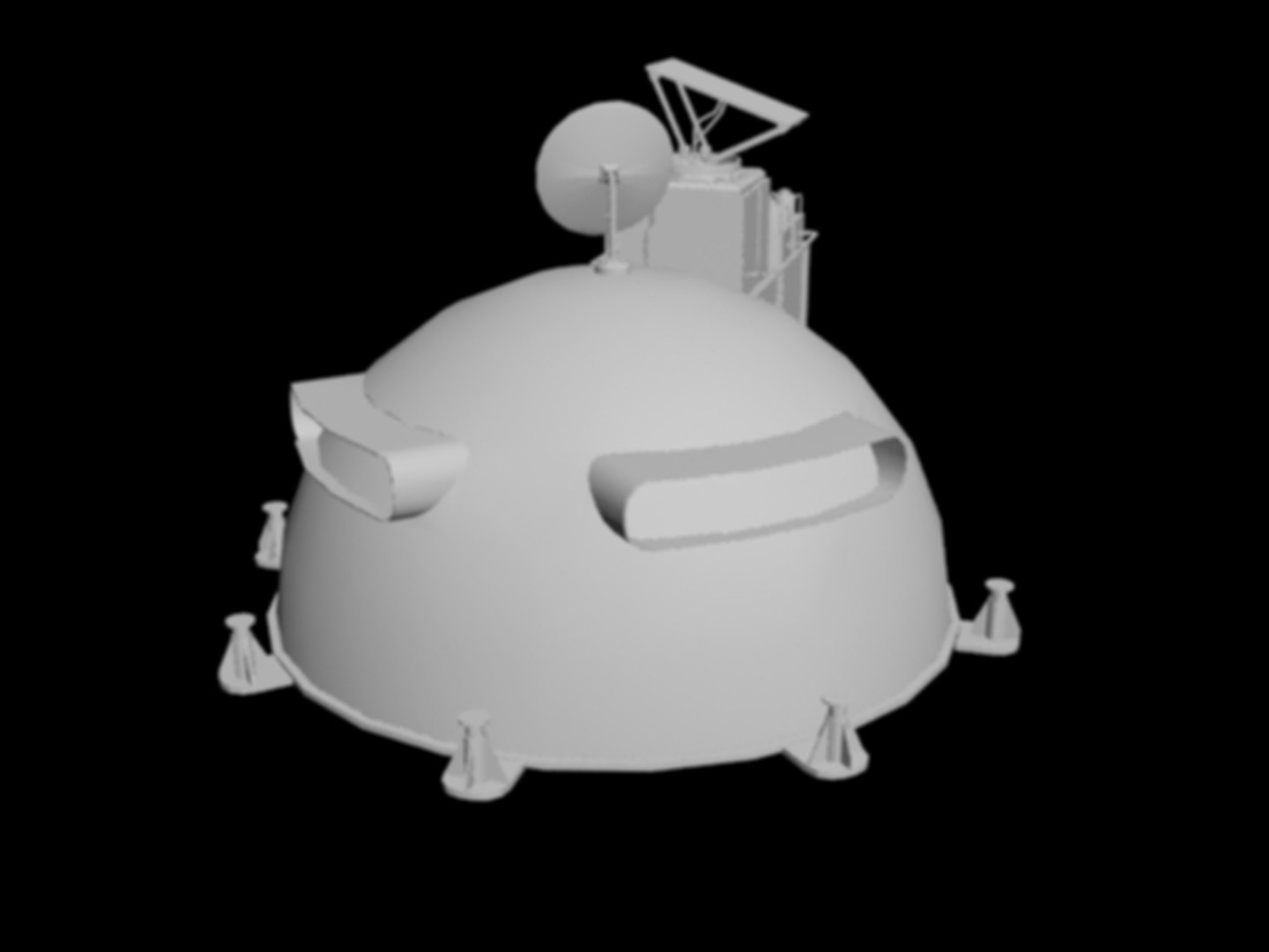 3d Model Lunar House